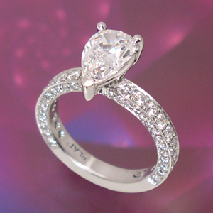 Ring Marathon Micro pave set ring